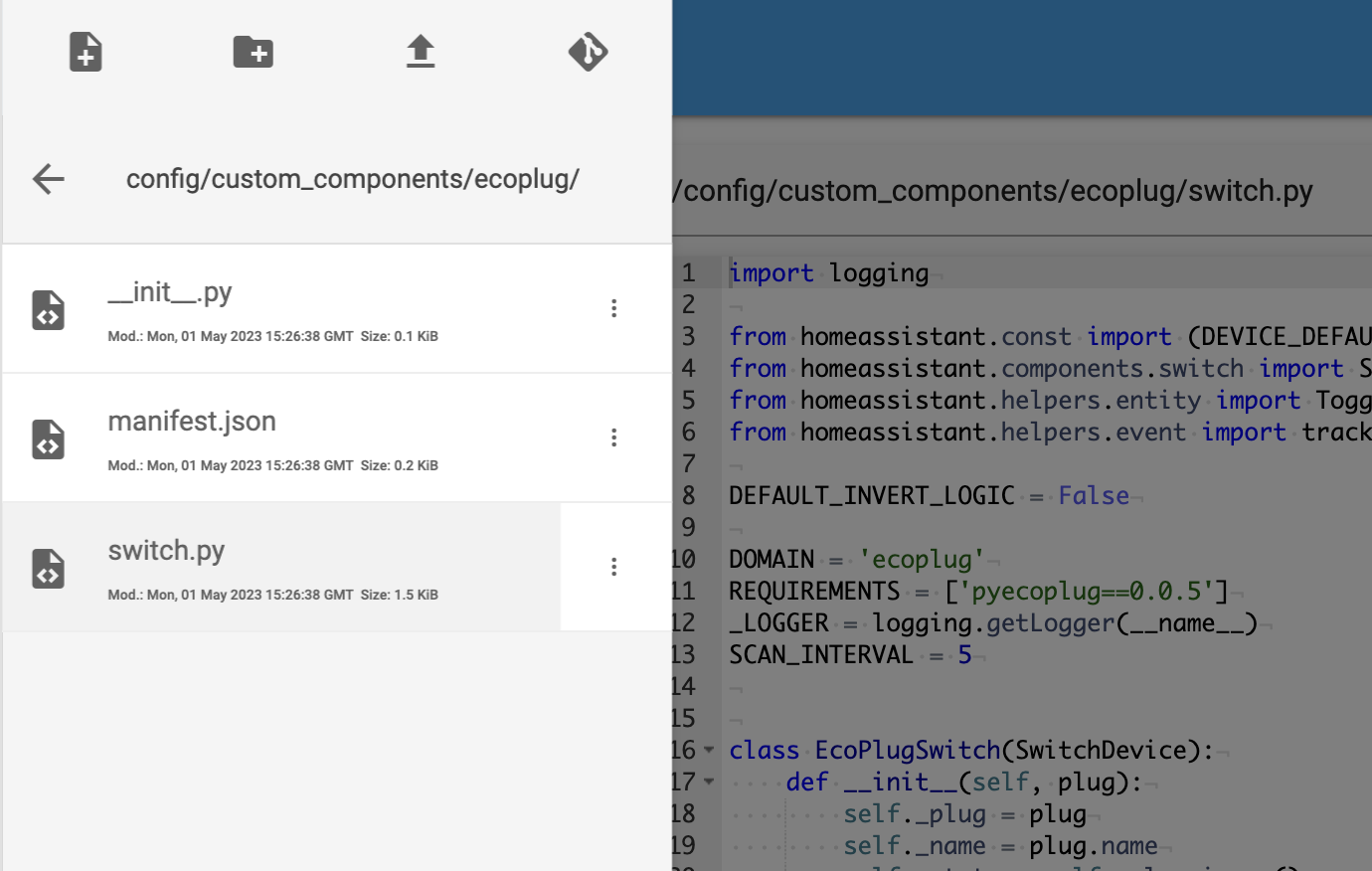 Home Assistant Community Store support by rsnodgrass · Pull Request #1 · gbealmer/pyecoplug · GitHub