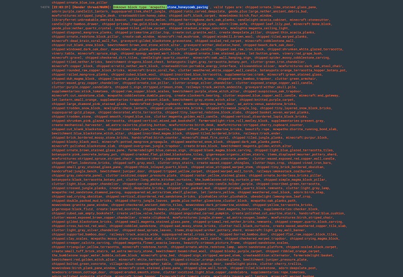 Unknown block type for 12 paths · Issue #331 · sketchmacaw/MacawsModsIssues · GitHub