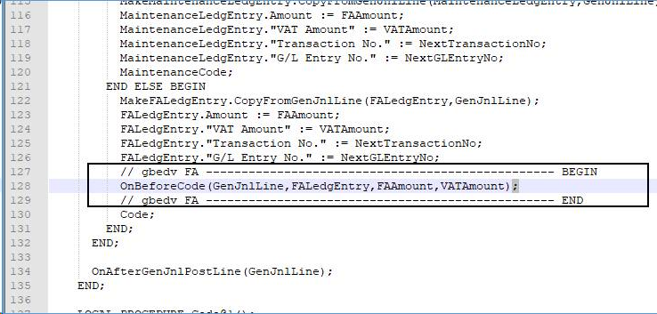 Event Request Codeunit 5632 Fa Jnl Post Line Onbeforecode · Issue 1254 · Microsoft