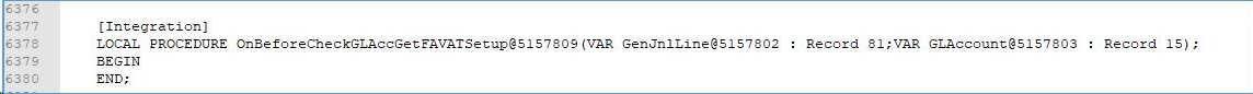 [Event Request] Table 81 Gen. Journal Line OnBeforeCheckGLAccGetFAVATSetup · Issue #1257 ...