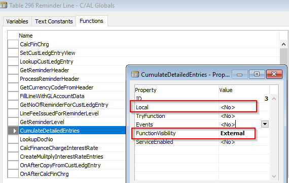 [Function Expose] Table 296 Reminder Line - CumulateDetailedEntries ...
