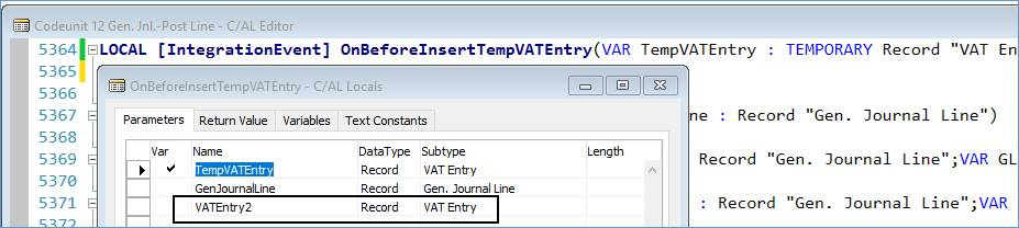 [Event Change] Codeunit 12 OnBeforeInsertPmtDiscVATForVATEntry · Issue ...