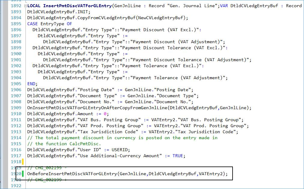 [Event request] Codeunit 12 OnBeforeInsertPmtDiscVATForGLEntry · Issue #2652 · microsoft ...