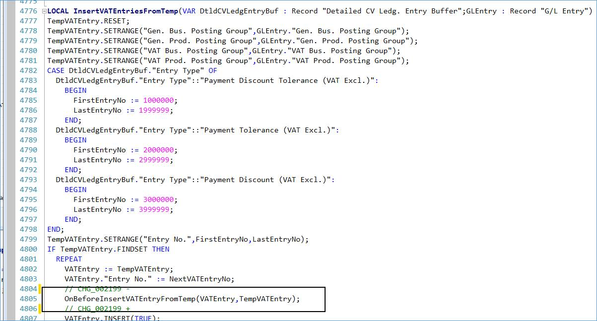 [Event Request] Codeunit 12 - OnBeforeInsertVATEntriesFromTemp · Issue #2655 · microsoft ...