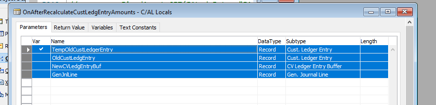 [Event Request] Codeunit 12 function ApplyCustLedgEntry - OnAfterRecalculateCustLedgEntryAmounts ...