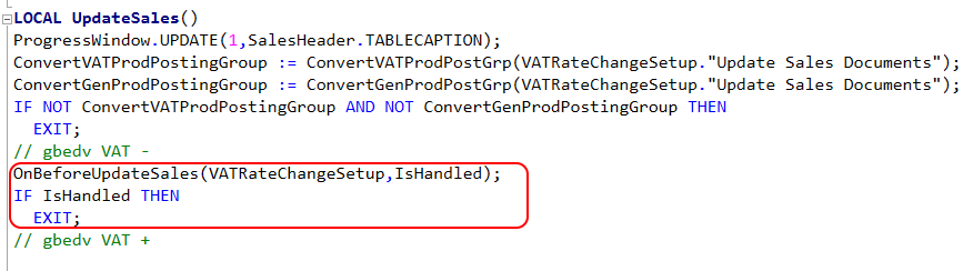 [Event Request] Codeunit 550 VAT Rate Change Conversion: 7 new events · Issue #7408 · microsoft ...