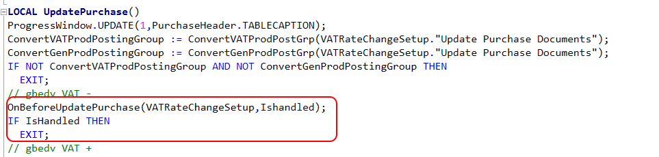 [Event Request] Codeunit 550 VAT Rate Change Conversion: 7 new events · Issue #7408 · microsoft ...