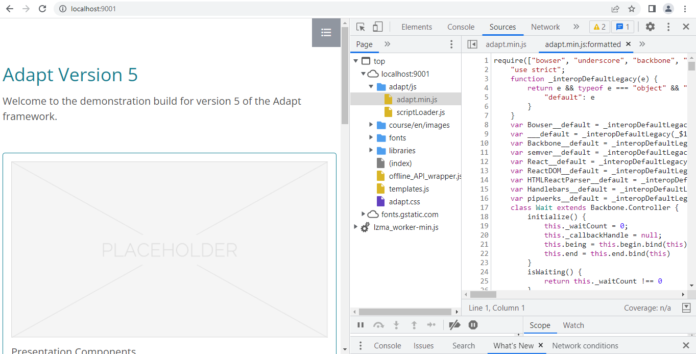 adapt.min.js does not get uglified · Issue #3350 · adaptlearning/adapt_framework · GitHub