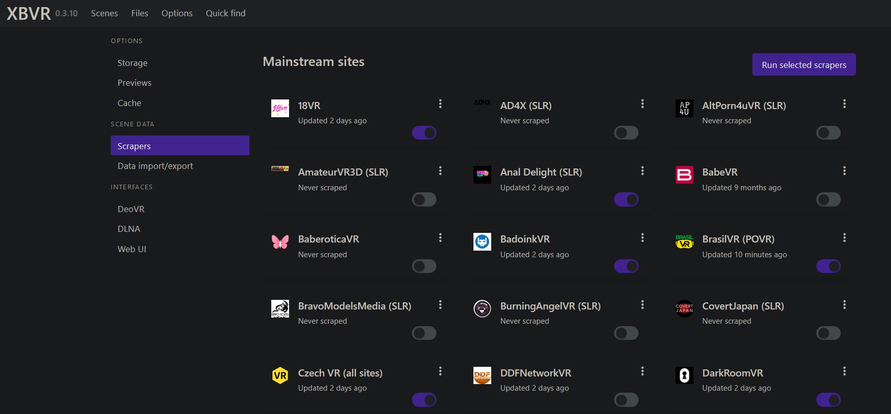 Running Scraper crashes XBVR · Issue #496 · xbapps/xbvr · GitHub