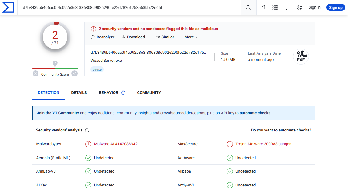 0.15.0版本安裝程序被Symantec Endpoint Protection識別爲木馬 · Issue #914 · rime ...