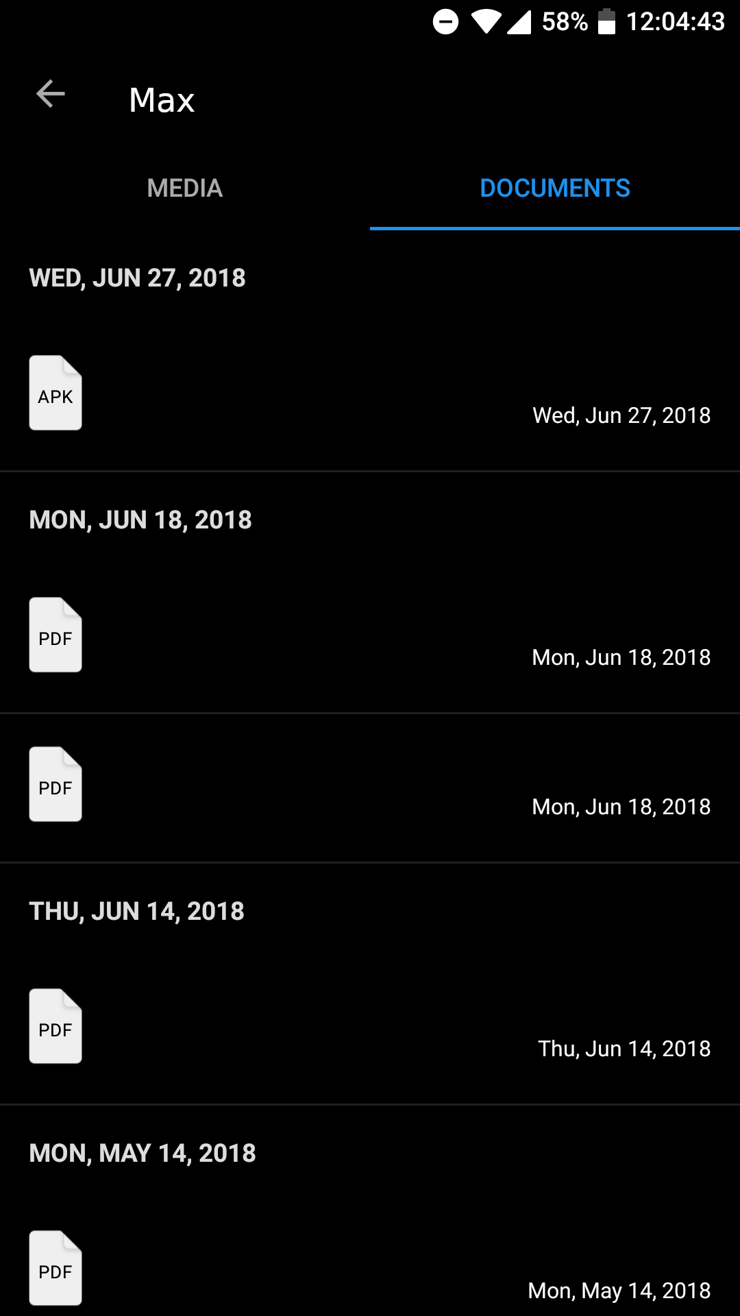 Documents name not readable in dark theme · Issue #8151 · signalapp/Signal-Android · GitHub