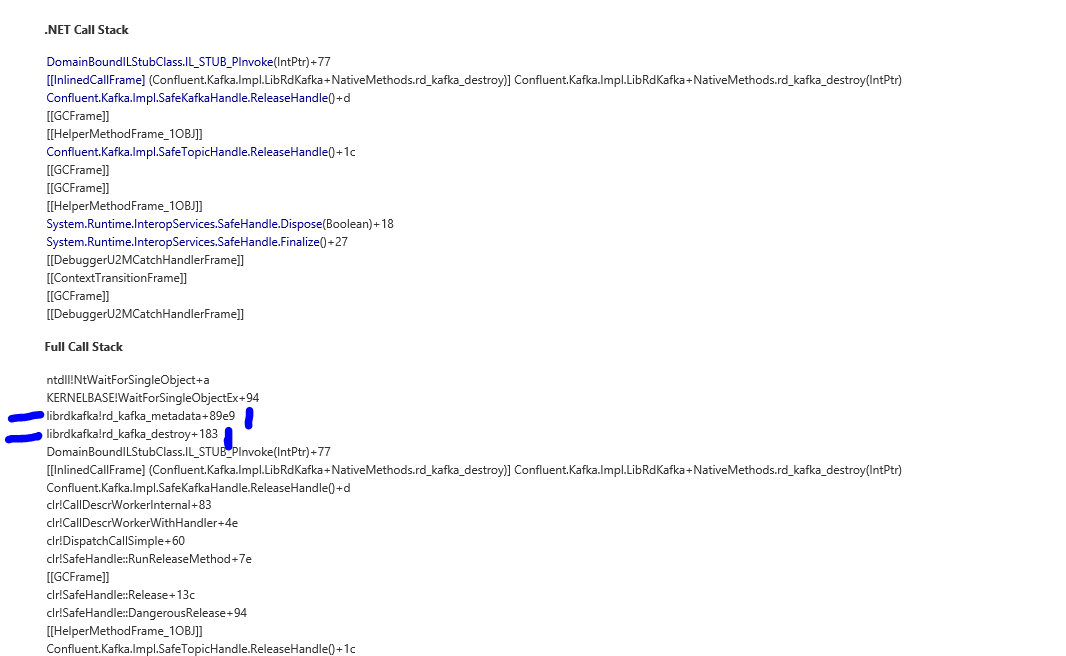 Possibly another bug? · Issue #226 · confluentinc/confluent-kafka-dotnet · GitHub