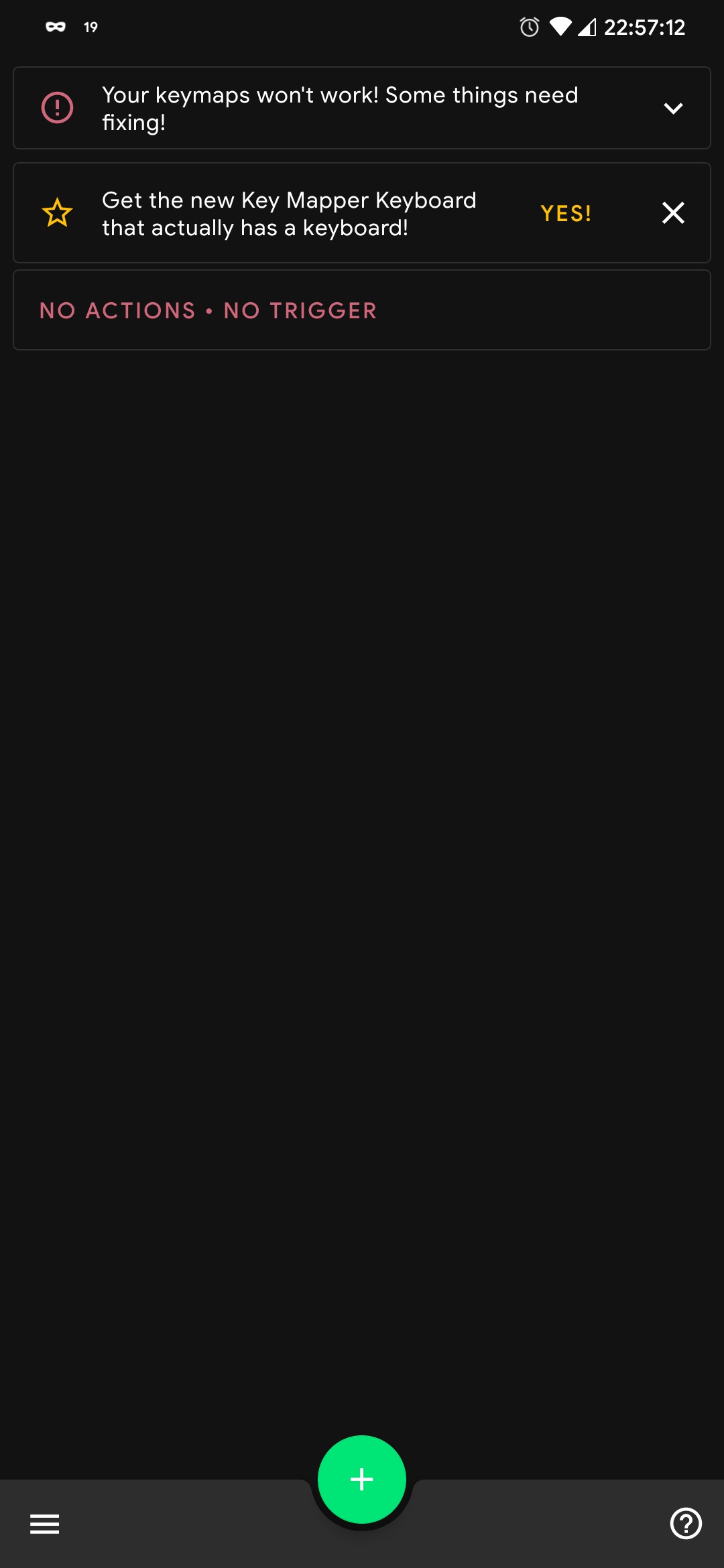 Fix padding between key maps and GUI keyboard ad · Issue #616 · keymapperorg/KeyMapper · GitHub