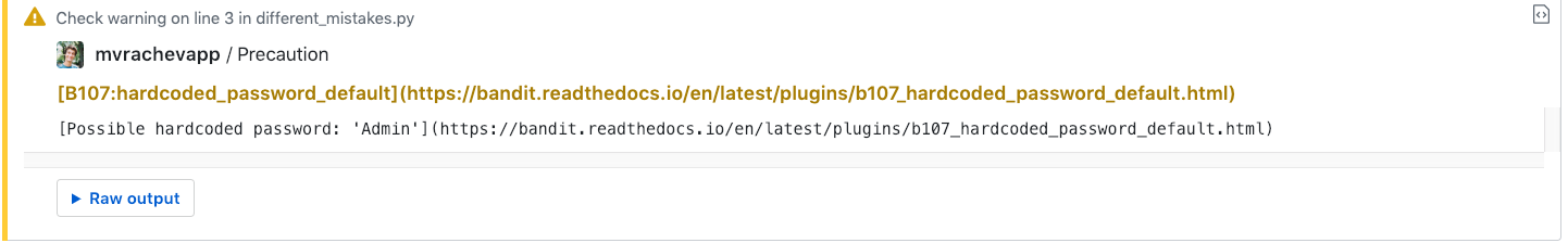 Add links in the issues to reference docs (gosec) · Issue #65 · securesauce/precaution-beta · GitHub