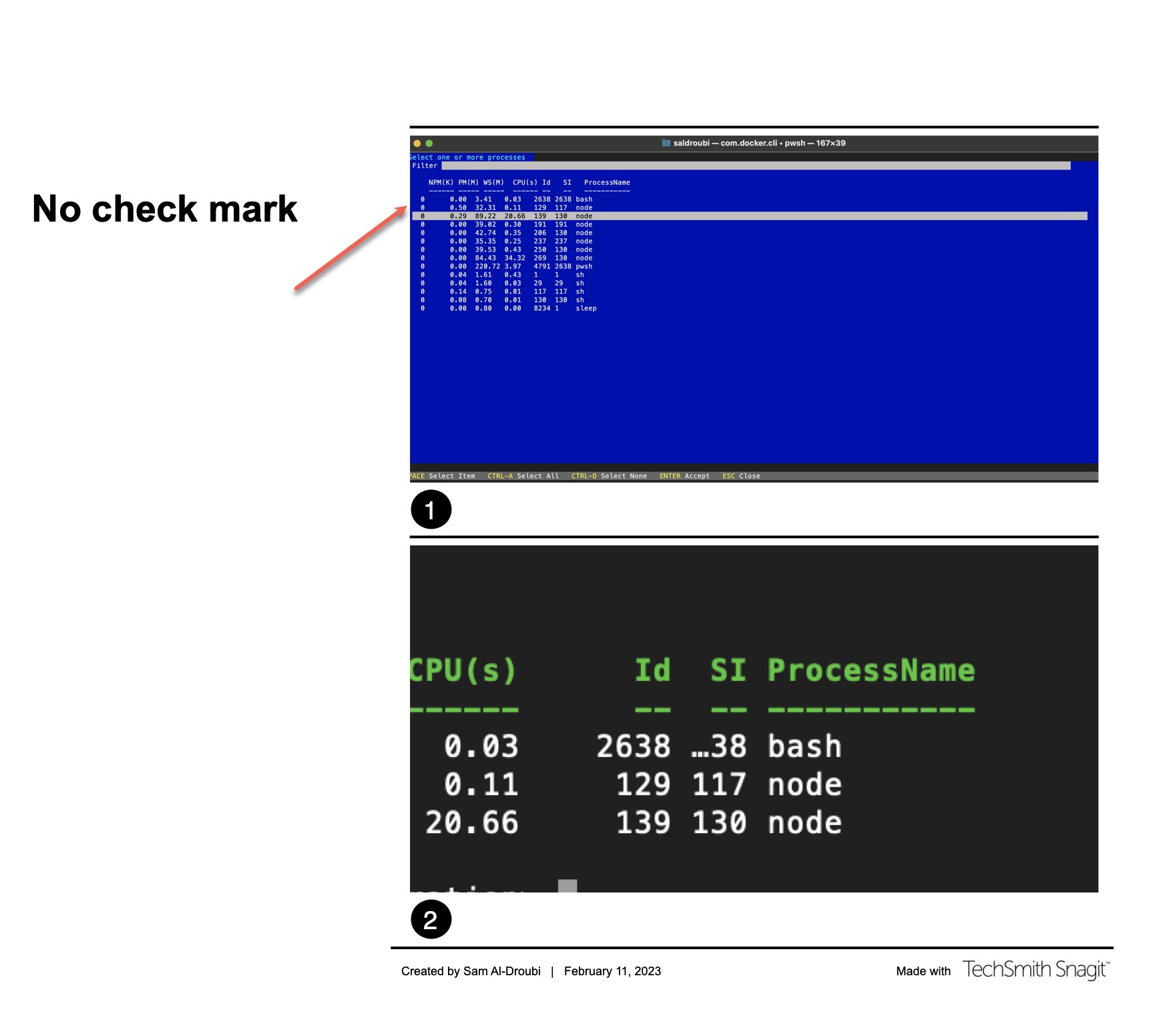 selections like checkmark not showing in docker container · Issue #2341 · gui-cs/Terminal.Gui ...