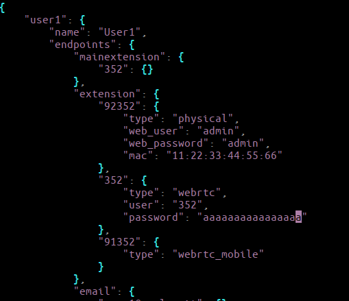 In nethcti-server extensions aren't correctly listed if there's an extension with type webrtc ...