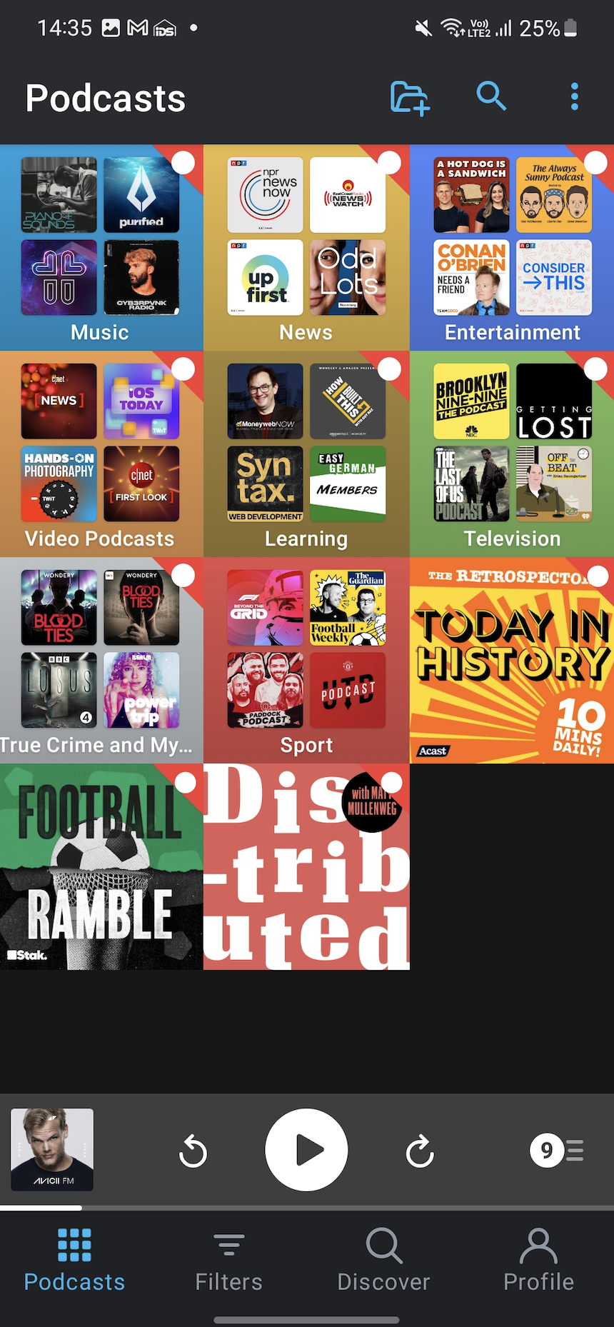 List View: Shows unplayed badge on folder even when all episodes have been played · Issue #835 ...