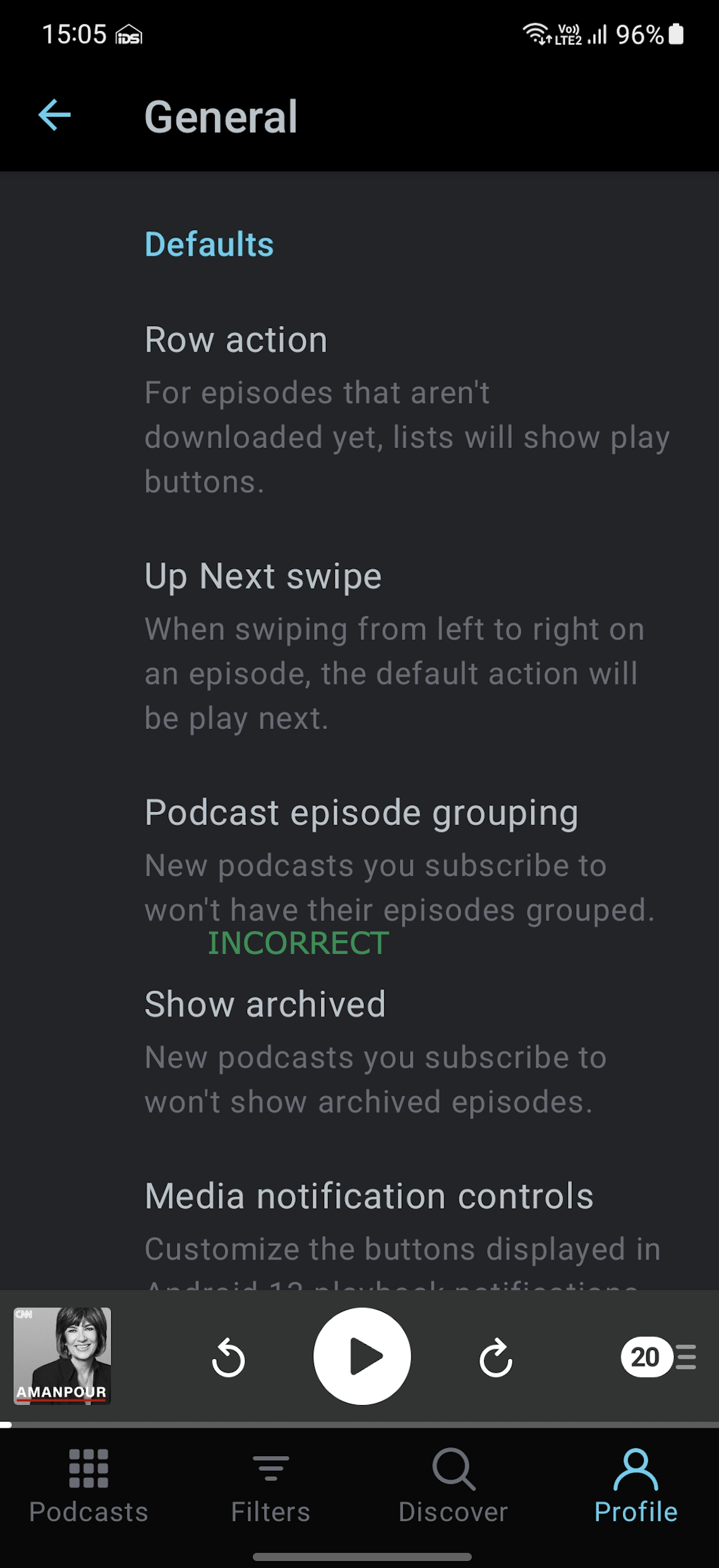 Issues with the 'Extra Dark' theme · Issue #929 · Automattic/pocket-casts-android · GitHub
