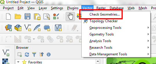 Missing incon of Geometry Checker core plugin · Issue #42708 · qgis/QGIS · GitHub