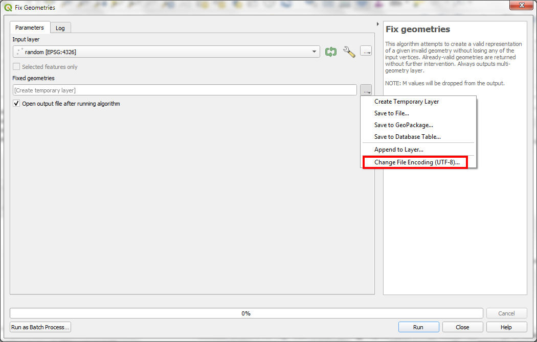 Coding Problems When Running Algorithms · Issue 44340 · Qgisqgis · Github 8775