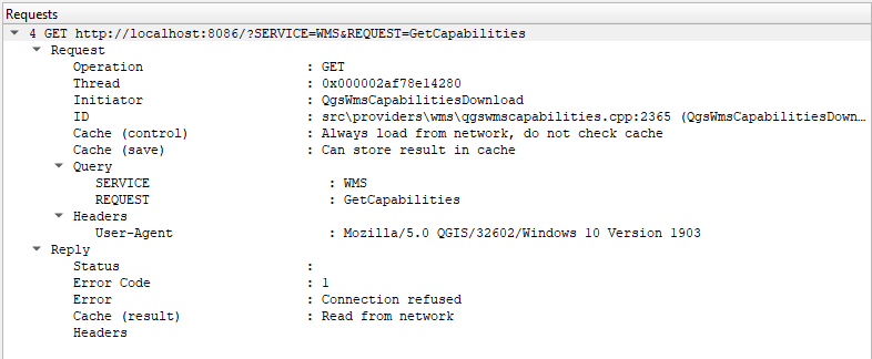 WMS connection doesn't honor the port - removes port if listed ex: http ...