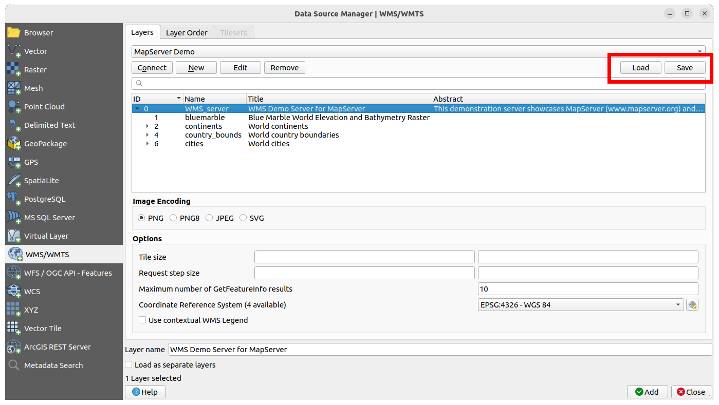 Data Source Manager Missing Info About Load And Save Buttons For 6401