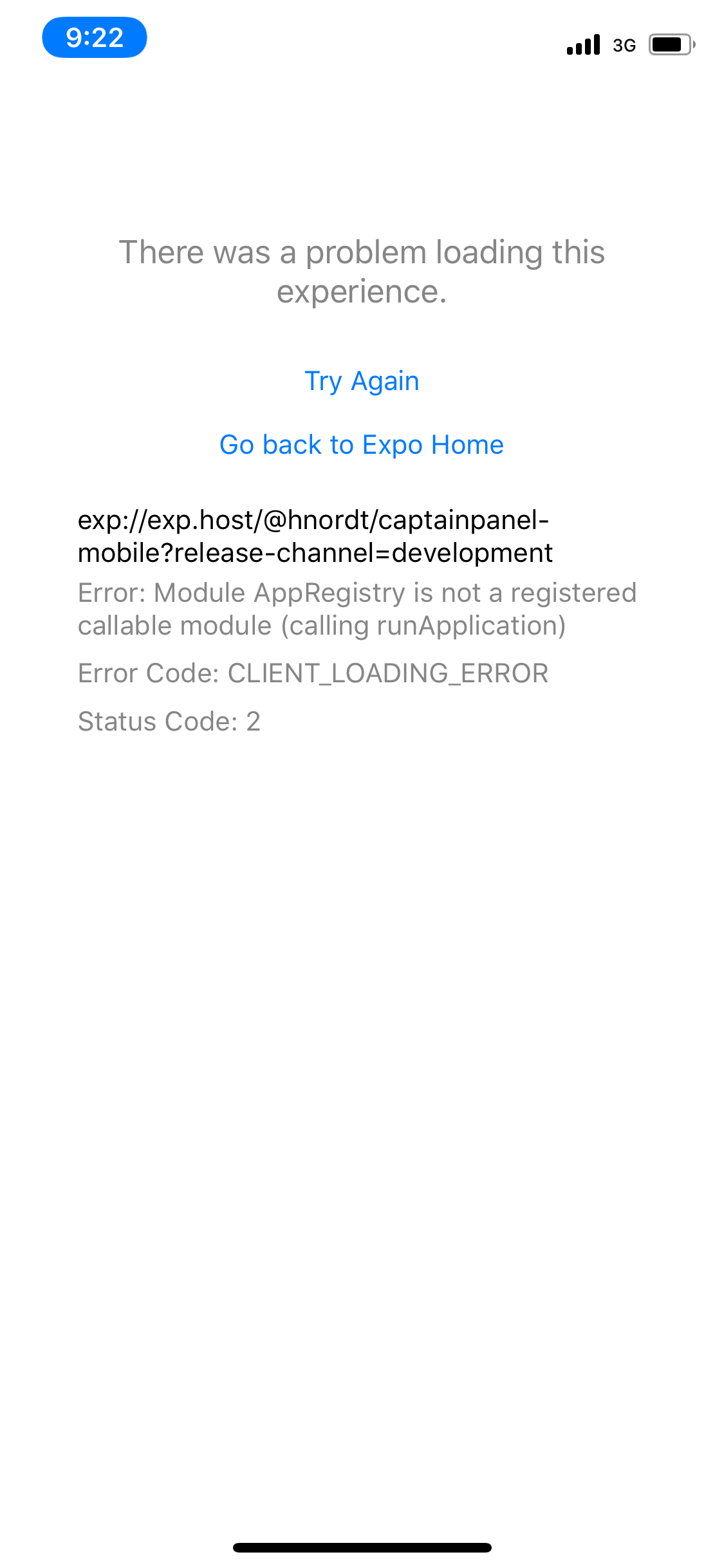 Releases channel doesn't work when using registerRootComponent · Issue ...