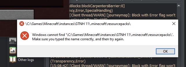 Resource pack Folder button not work. · Issue #4134 · MultiMC/Launcher · GitHub