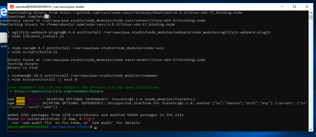npm install error/failed · Issue #236 · magento/pwa-studio · GitHub