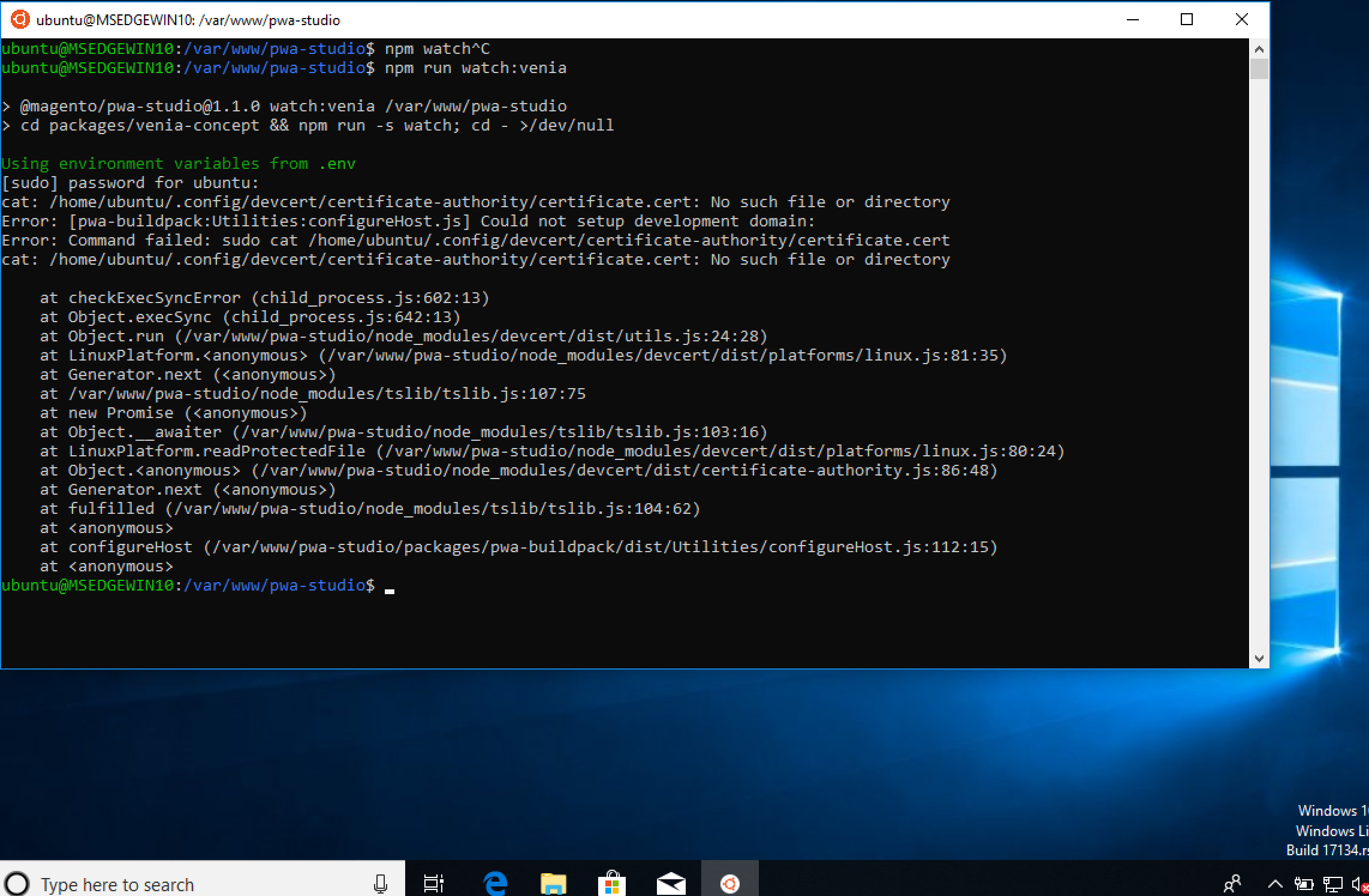 npm install error/failed · Issue #236 · magento/pwa-studio · GitHub