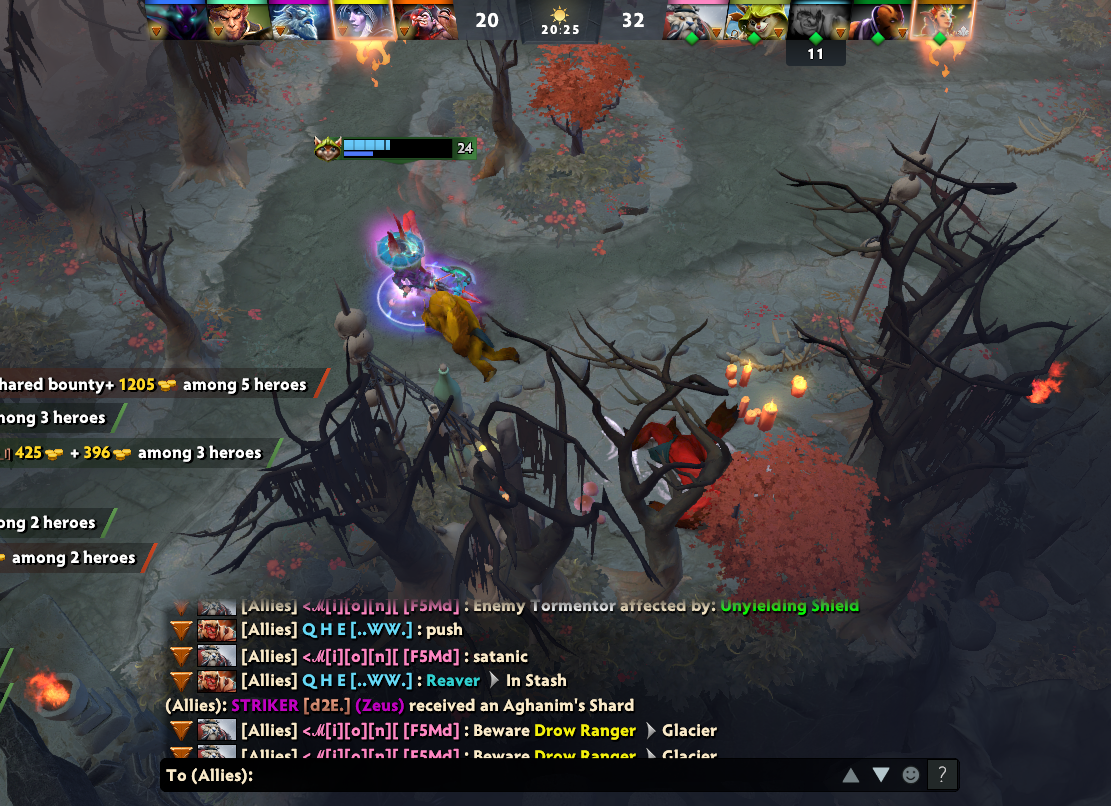 Enemy's Tormentor's Aghanim's shard is revealed in chat · Issue #8363 · ValveSoftware/Dota2 ...
