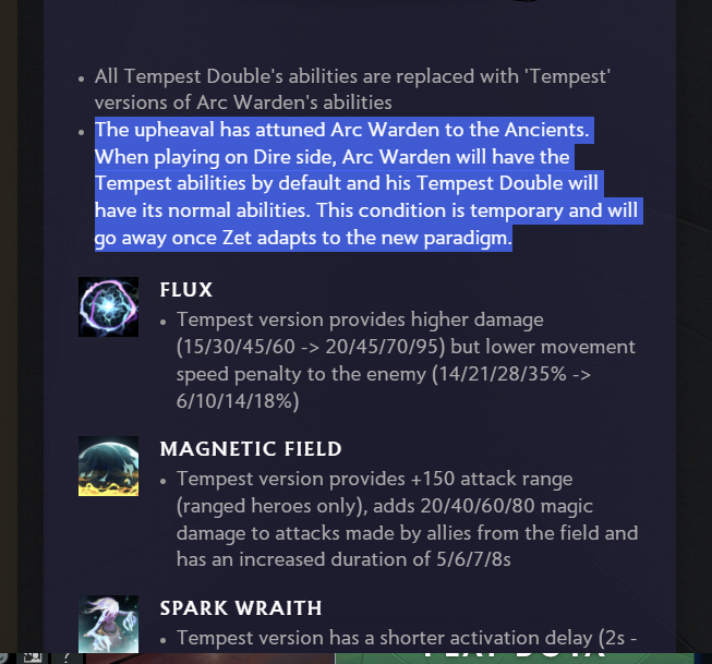 Arc Warden Skills Switcheroo · Issue 8358 · Valvesoftware Dota2 Gameplay · Github