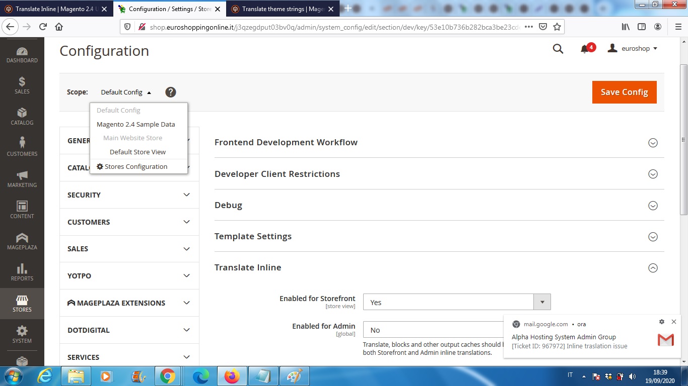 Magento 2.4 CE: the translate inline tool doesn't work · Issue #30116 · magento/magento2 · GitHub