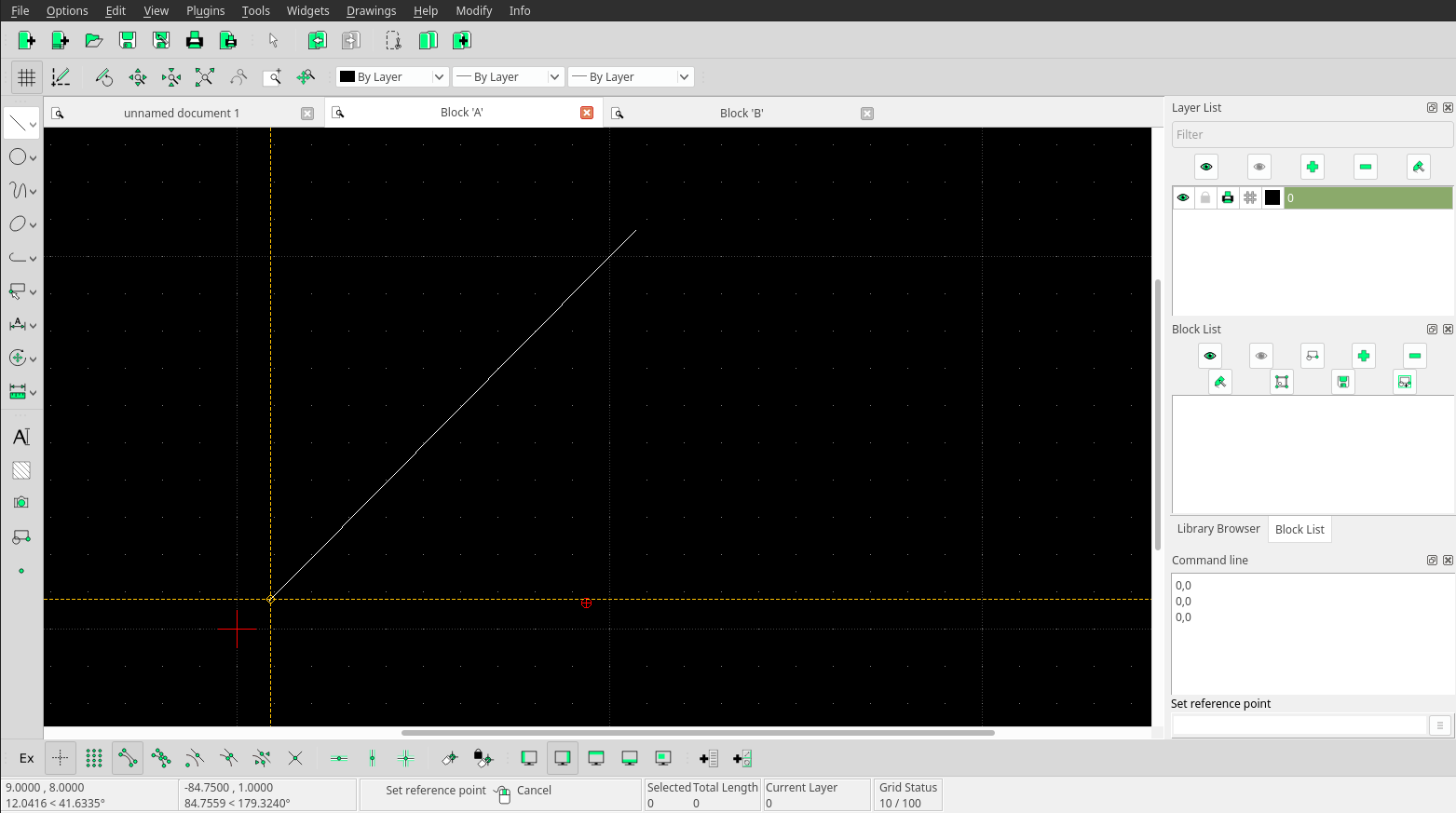 Cannot paste geometry into a block. · Issue #1011 · LibreCAD/LibreCAD · GitHub