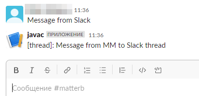 [Mattermost 🠒 Slack] The message from MM does not get into the Slack thread · Issue #2022 ...