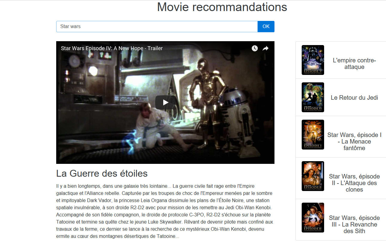 GitHub - yaro972/movie-recommation: Application React Redux de recommandations de films, suivant ...