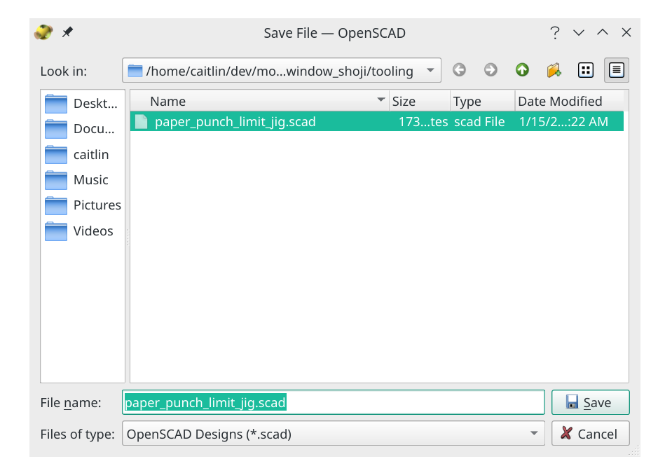 Non-native save Dialog used with AppImage / KDE · Issue #3615 · openscad/openscad · GitHub