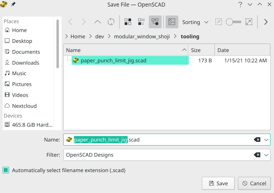 Non-native save Dialog used with AppImage / KDE · Issue #3615 · openscad/openscad · GitHub