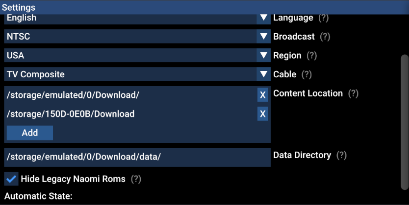 (Android)(Scoop Storage) Flycast data file directory always reset when app is clear/killed ...