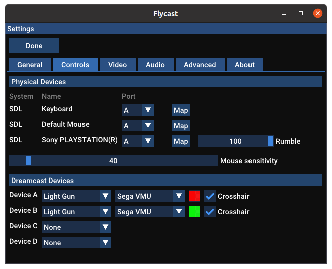 Add Chrosshair to Lightgun games · Issue #608 · flyinghead/flycast · GitHub