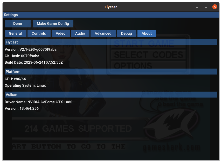 VMU not working properly with Gameshark versions · Issue #1135 · flyinghead/flycast · GitHub