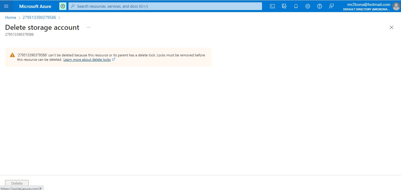 GitHub - MrBona/Azure-Resource-Manager-Locks: Azure Resource Manager Locks