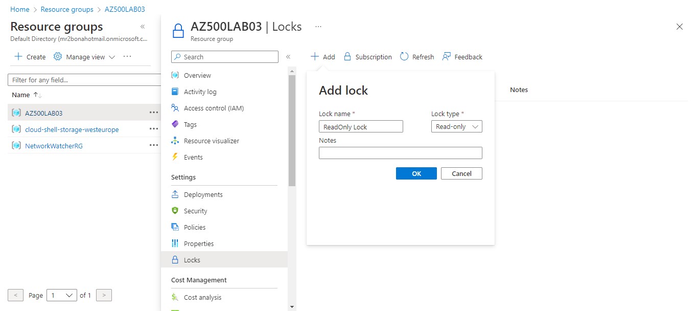 GitHub - MrBona/Azure-Resource-Manager-Locks: Azure Resource Manager Locks
