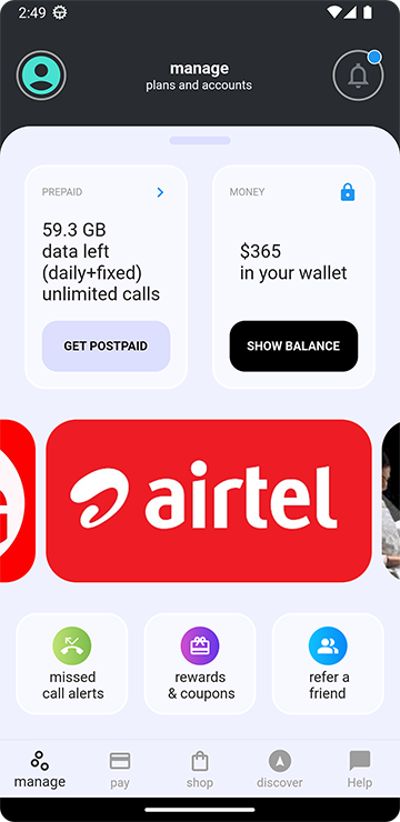 GitHub - vchib1/AirtelMyAppUIClone: Clone of MyAirtelApp's first page