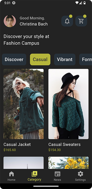 GitHub - vchib1/Fashion-Campus-UI: Recreation of Fashion Campus UI Design by Yohanes Nico