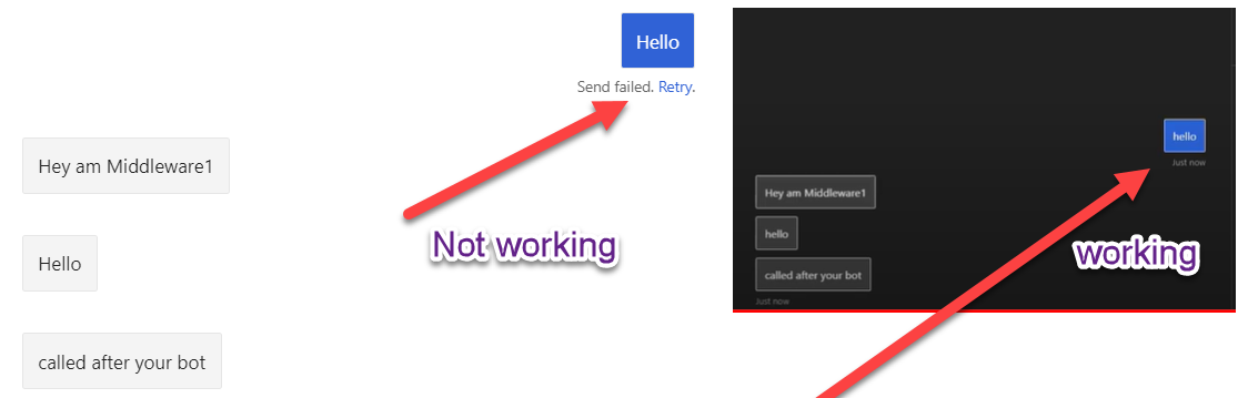 Using Bot middleware concept - User text status is not updated · Issue #3400 · microsoft ...