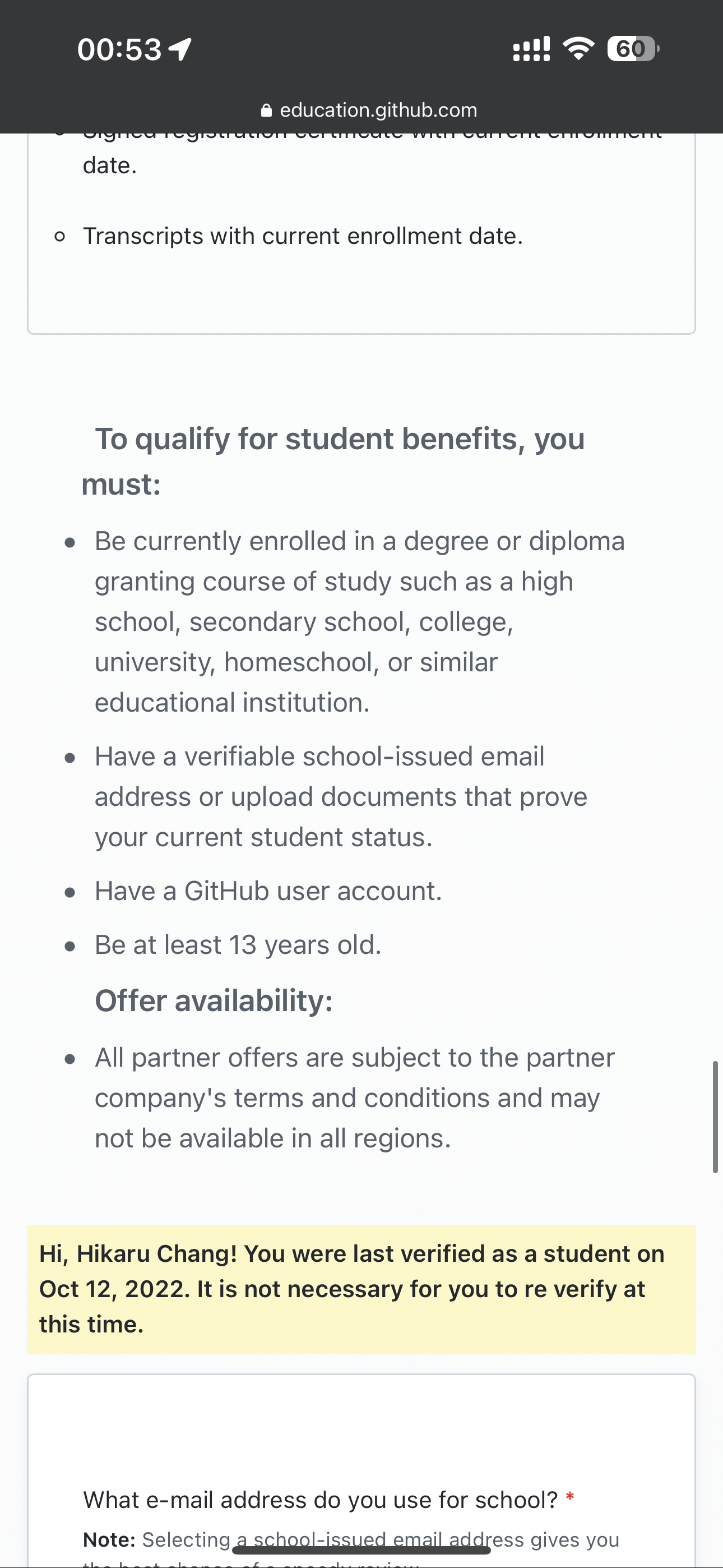 I'm a verified student but Copilot isn't free for me · community ...