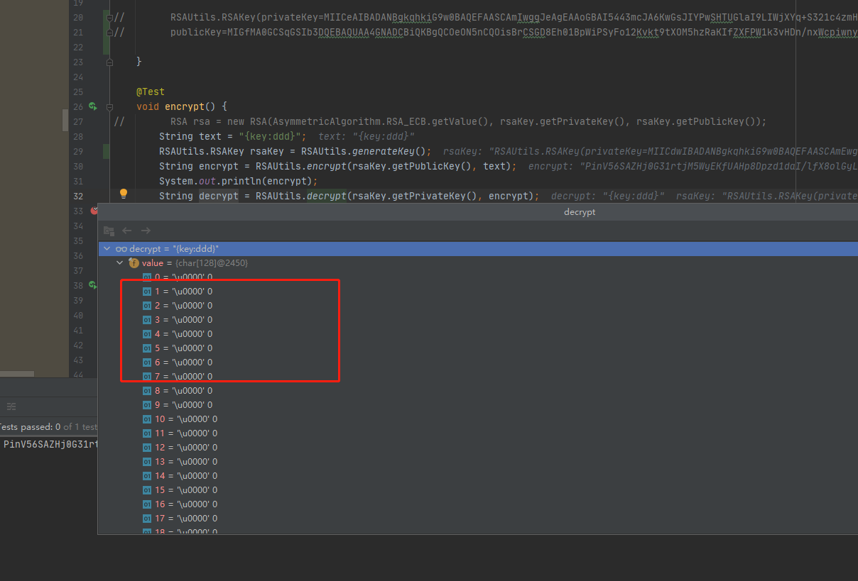 Rsa解密使用decryptstr返回的字符串长度有问题 · Issue 3098 · Dromara Hutool · Github