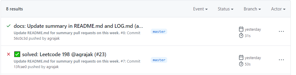 문제가 제대로 업로드가 안되는 오류 발생 · Issue #25 · five-per-week/algorithms · GitHub