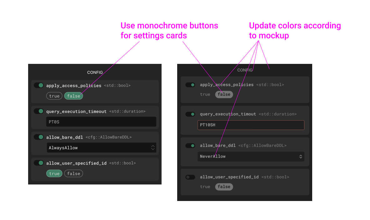Update Settings Cards · Issue 88 · Edgedbedgedb Ui · Github